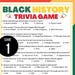 Black History Trivia, Black History Games, Black History Who Am I ...