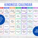 Kindness Calendar, Acts of Kindness Calendar, Kid's Kindness Challenge ...