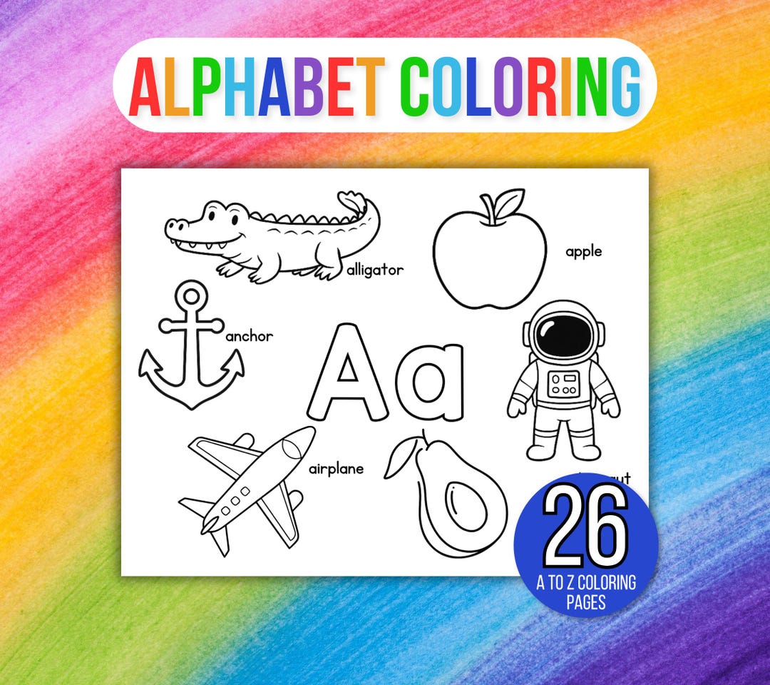 Alphabet Coloring Pages, Alphabet Coloring Pages for Kids, Alphabet ...