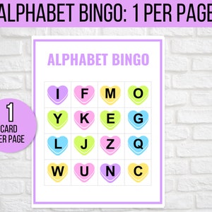 Valentine's Day Bingo, 30 Valentines Day Bingo Game Cards, Valentines ...