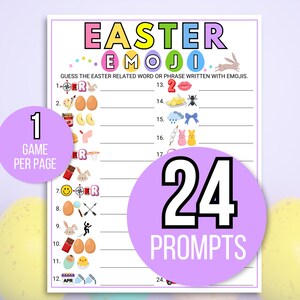 Easter Emoji Game, Emoji Easter Game, Easter Emoji Game, Fun Easter ...