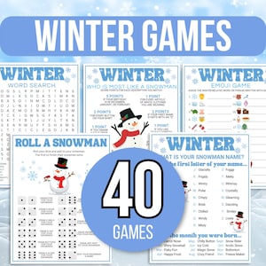 Winter Games, Winter Party Games, Winter Office Party Games, Winter ...