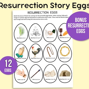 Easter Story Cards, Resurrection Story Cards, Holy Week Cards, Easter ...