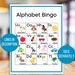 Alphabet Bingo, 100 Printable Alphabet Bingo Cards, ABC Practice, ABC ...