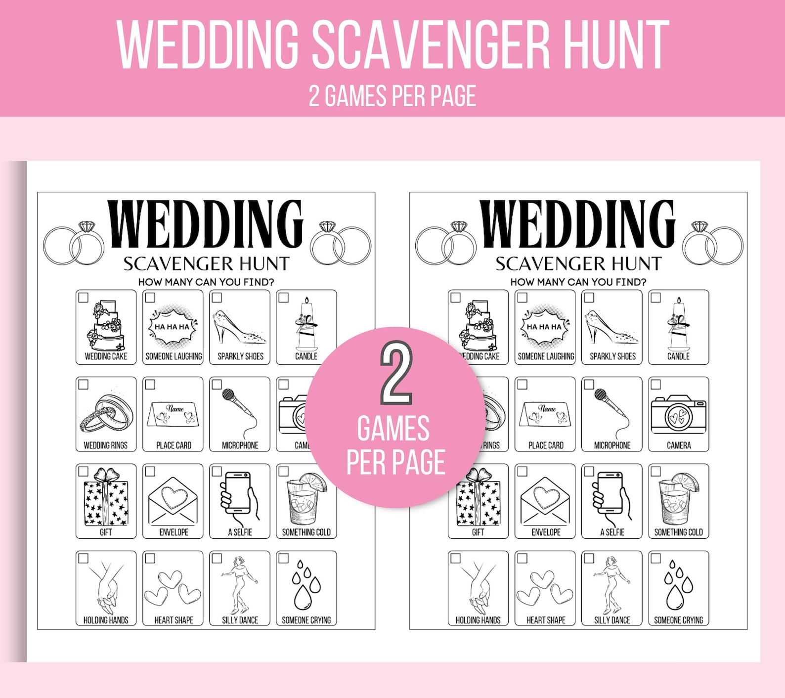 Wedding Treasure Hunt, Wedding Scavenger Hunt, Wedding Scavenger Hunt ...