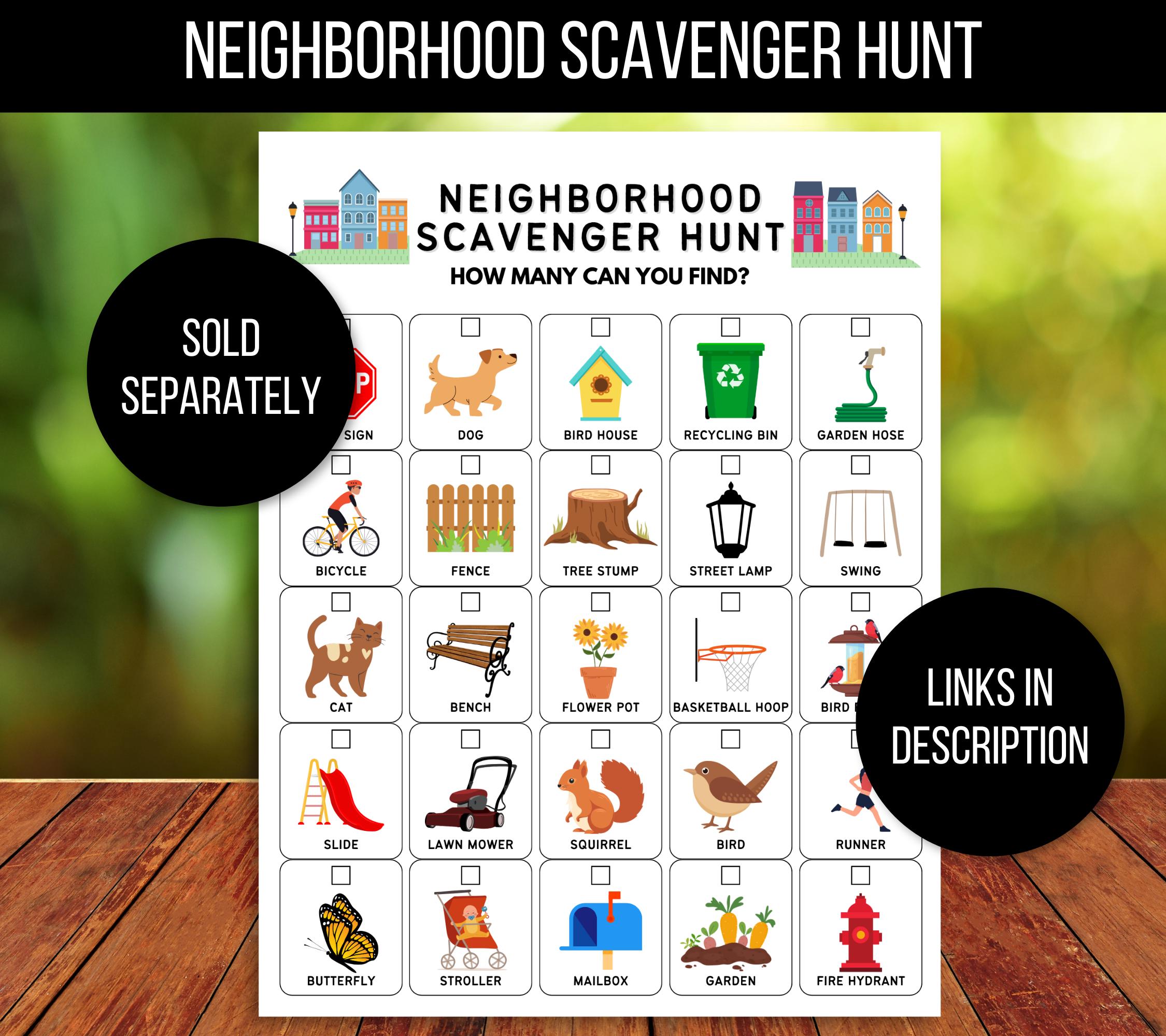 Mall Scavenger Hunt for Kids, Mall Scavenger Hunt, Mall Activity, Mall ...