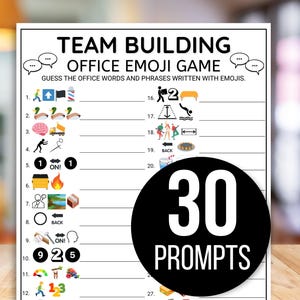 Office Games, Team Building Games, Office Emoji Games, Coworker Games ...