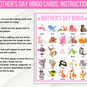 Printable Mother's Day Bingo, 40 Mother's Day Bingo Cards, Mother's Day ...