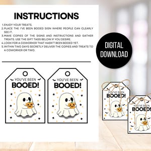 You've Been Boo'd Printable Halloween Kit, I've Been Booed Coworker ...