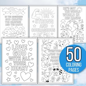 Kids Bible Verse Coloring Pages, Kid's Bible Coloring Pages, Sunday ...