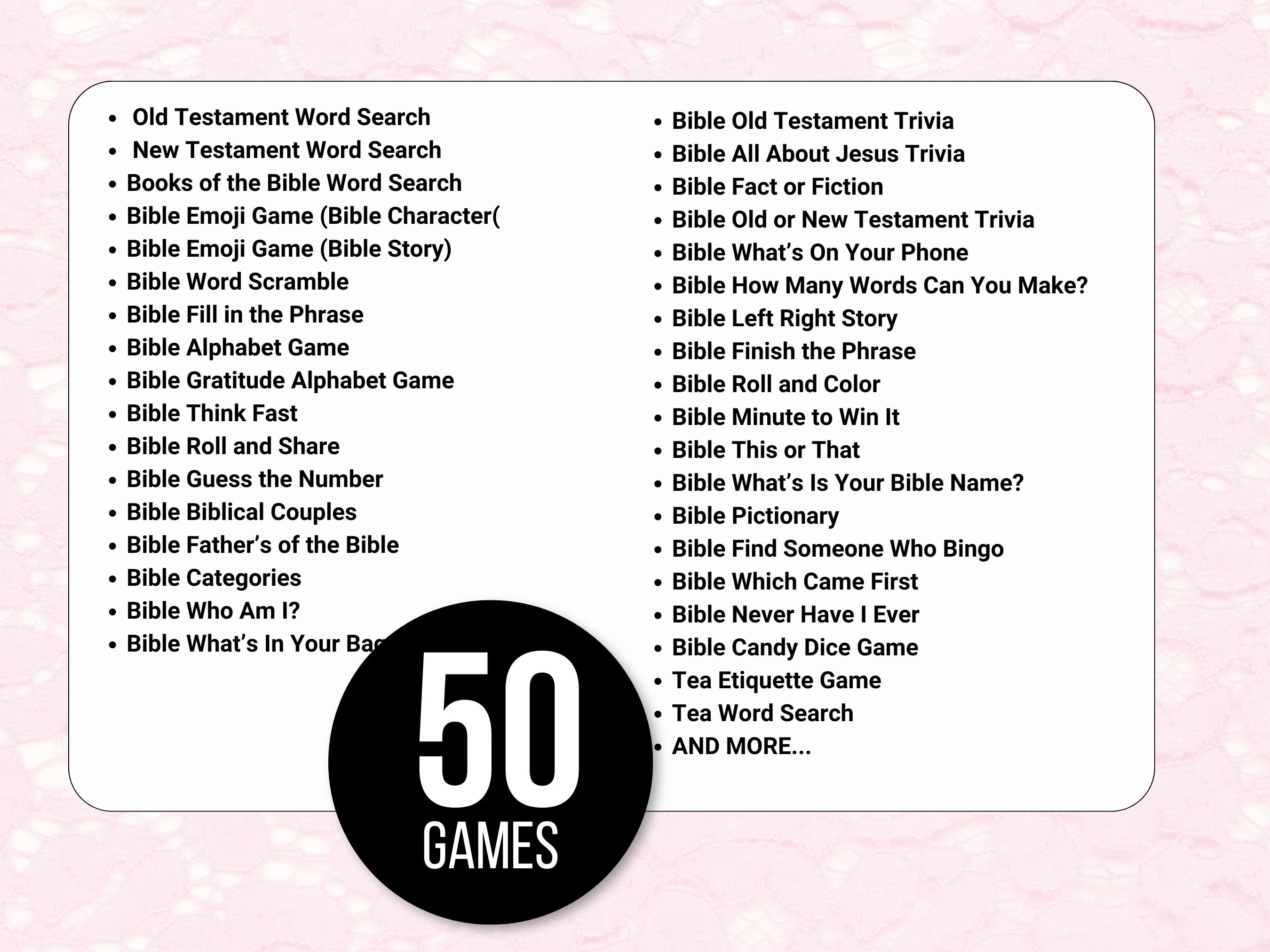 Christian Tea Party Games, Bible Tea Party Games, Women's Ministry Tea ...