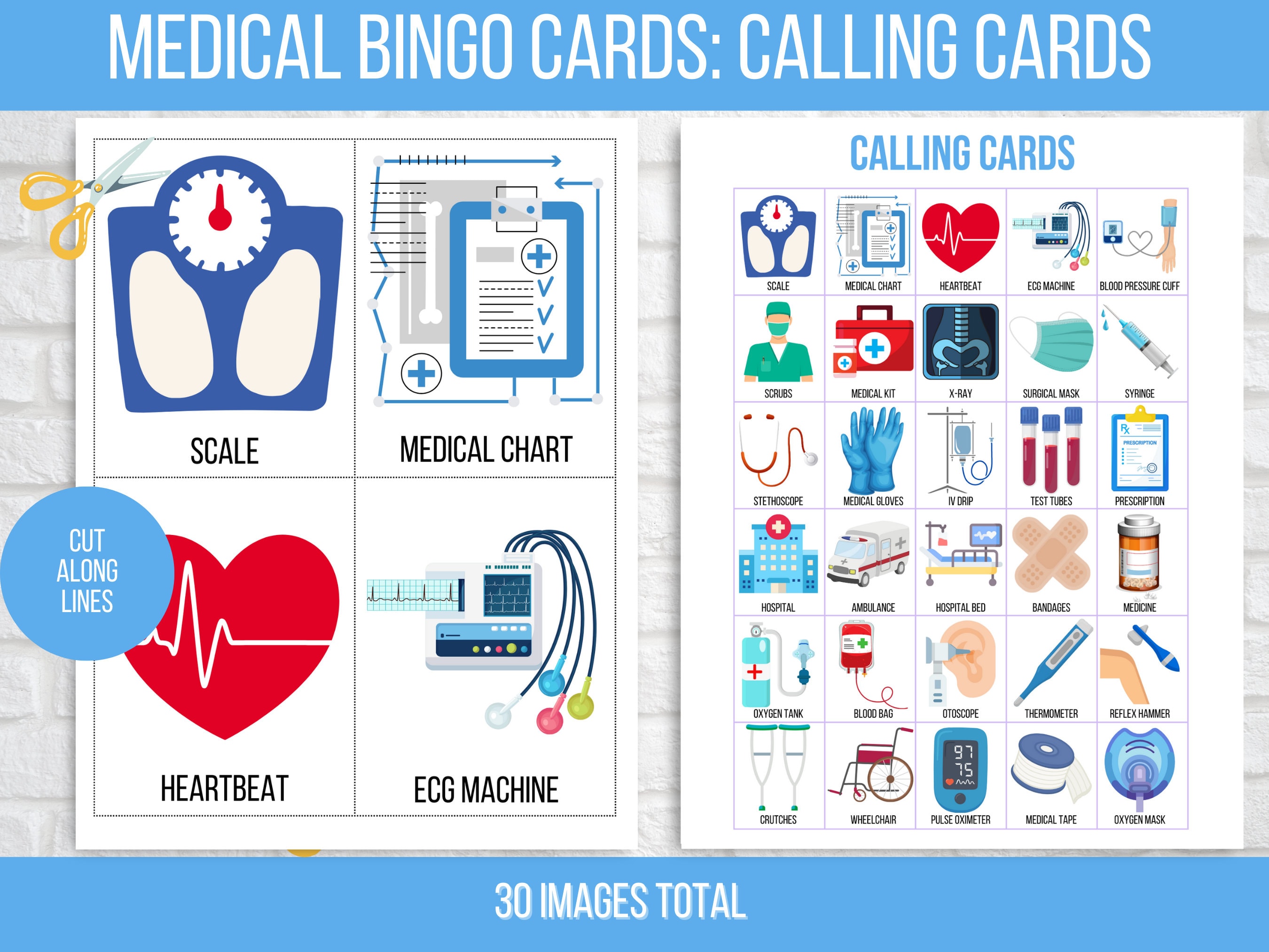 Medical Bingo 30 Printable Medical Bingo Cards Doctor Bingo Etsy medical-bingo-30-printable-medical-bingo-cards-doctor-bingo-etsy