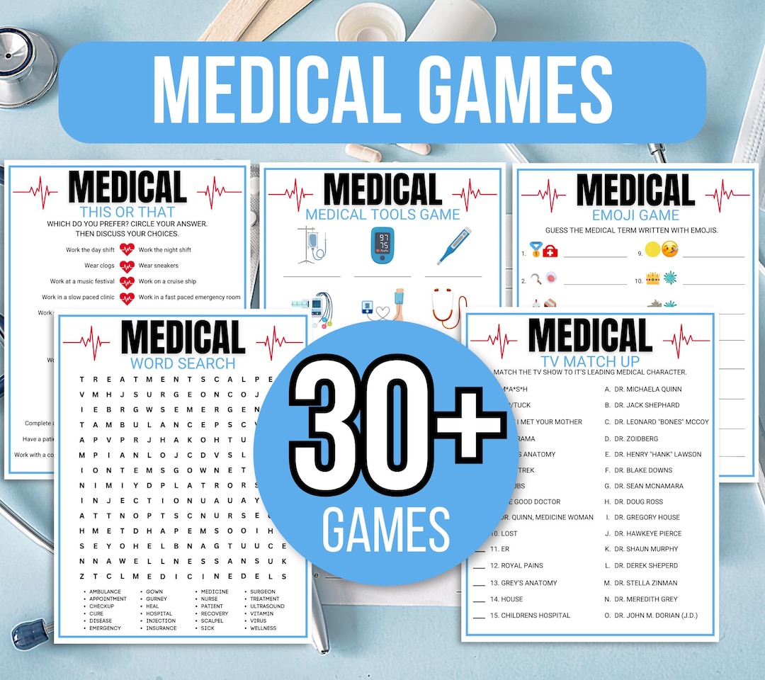Medical Games Bundle, Medical Trivia Games, Medical Games Trivia Bundle ...