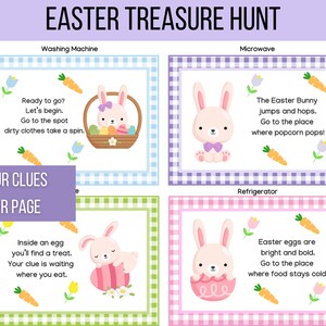 Indoor Easter Scavenger Hunt for Kids, Indoor Treasure Hunt for Kids ...