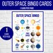 Outer Space Bingo, Solar System Bingo, Astronomy Bingo, 40 Printable ...