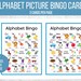 Picture Alphabet Bingo 30 Printable Alphabet Bingo (Download Now) - Etsy