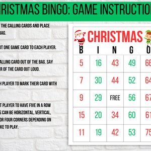 300 cartes de bingo de Noël 1 2 ou 4 par page jeu de fête - Etsy France
