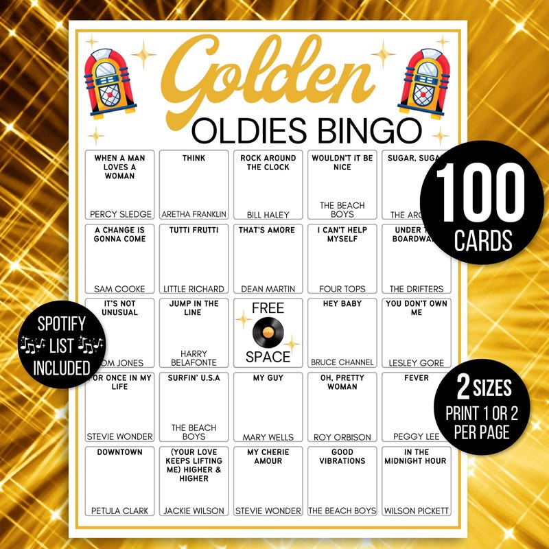Throwback Themed Bingo - Etsy