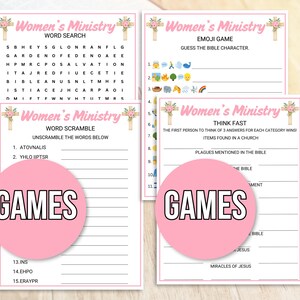 Women's Ministry Games, Women's Retreat Games, Bible Games, Sunday ...