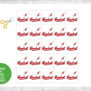 Baseball Bingo, 30 Unique Printable Baseball Bingo Cards, Baseball Game ...
