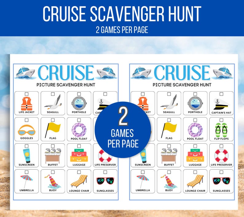 Cruise Scavenger Hunts, Cruise Games, Cruise Ship Games, Cruise ...