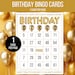 Birthday Bingo, 80 Birthday Bingo Cards, Birthday Game, Happy Birthday ...