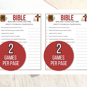Bible Games, Bible Riddles, Bible Who Am I Riddles, Bible Study Games ...