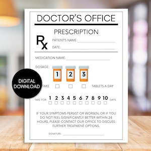 Doctors and Nurses Pretend Play, Patient Report Form, Doctor Printable ...