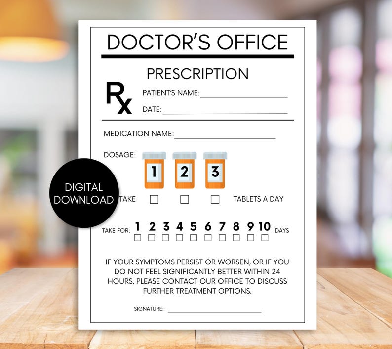 Doctors and Nurses Pretend Play, Patient Report Form, Doctor Printable ...