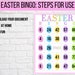 Easter Bingo, 100 Easter Bingo Cards, Easter Activity, Kids Easter ...