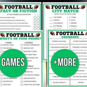 Football Games, Football Activities, Football Party Games, Football ...