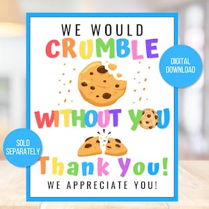 Donut Appreciation Sign, Donut Sign, Appreciation Week Printable Sign ...