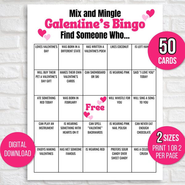 Get to Know You Bingo - Etsy