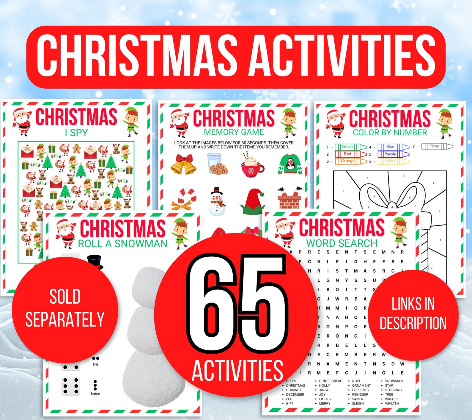Christmas Cookie Match Game, Christmas Games, Printable Christmas Games ...