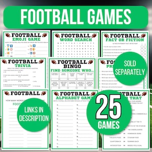 Football Commercials Bingo, 50 Big Game Day Bingo Cards, Football Watch ...