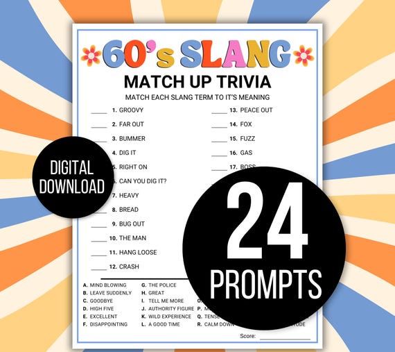 60s Pop Culture Quiz
