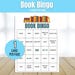 Book Bingo, 50 Book Club Bingo Cards, Book Bingo for Adults, Book ...