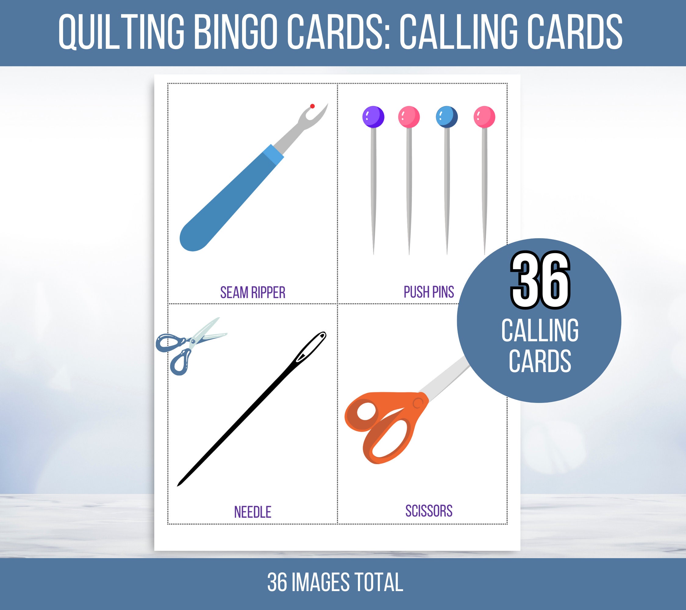 Quilt Bingo, 30 Printable Quilt Bingo Cards, Quilting Bingo, Quilting ...