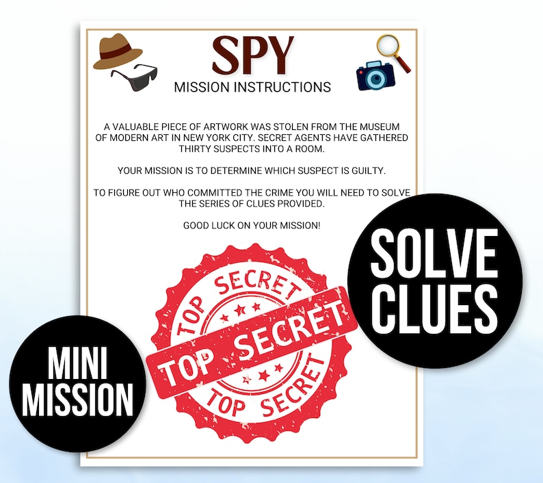 Spy Games, Secret Agent Games, Spy Party Games, Spy Activities, Spy ...
