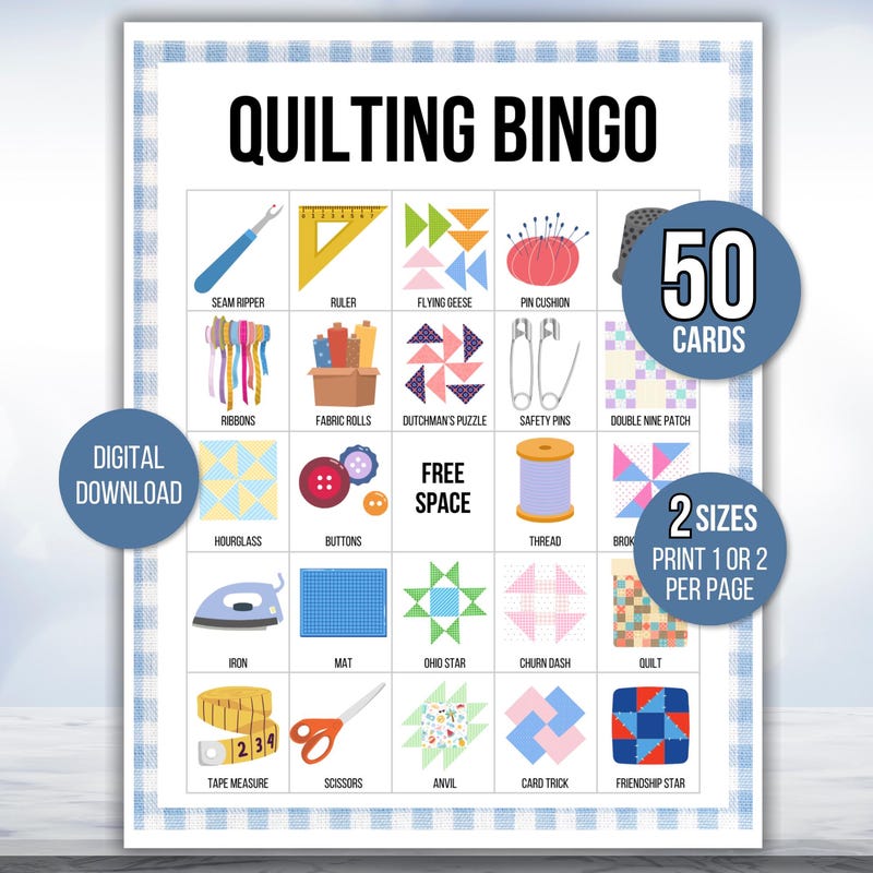 Printable Quilt Cards - Etsy UK