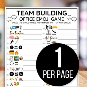 Office Games, Team Building Games, Office Emoji Games, Coworker Games ...