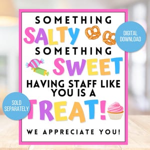 Easter Sign, Easter Appreciation Sign, Easter Staff Appreciation Sign ...