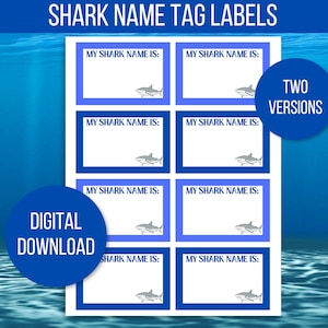 What's Your Shark Name, Shark Name Game, Shark Games, Shark Family Game ...