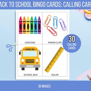 Back to School Bingo, Back to School Games, School Bingo, Welcome Back ...
