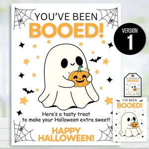 You've Been Booed Printable, You've Been Boo'd Sign, I've Been Booed ...