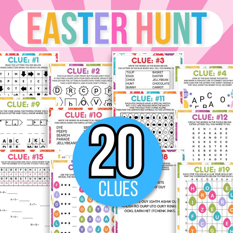 Easter Scavenger Teen - Etsy UK