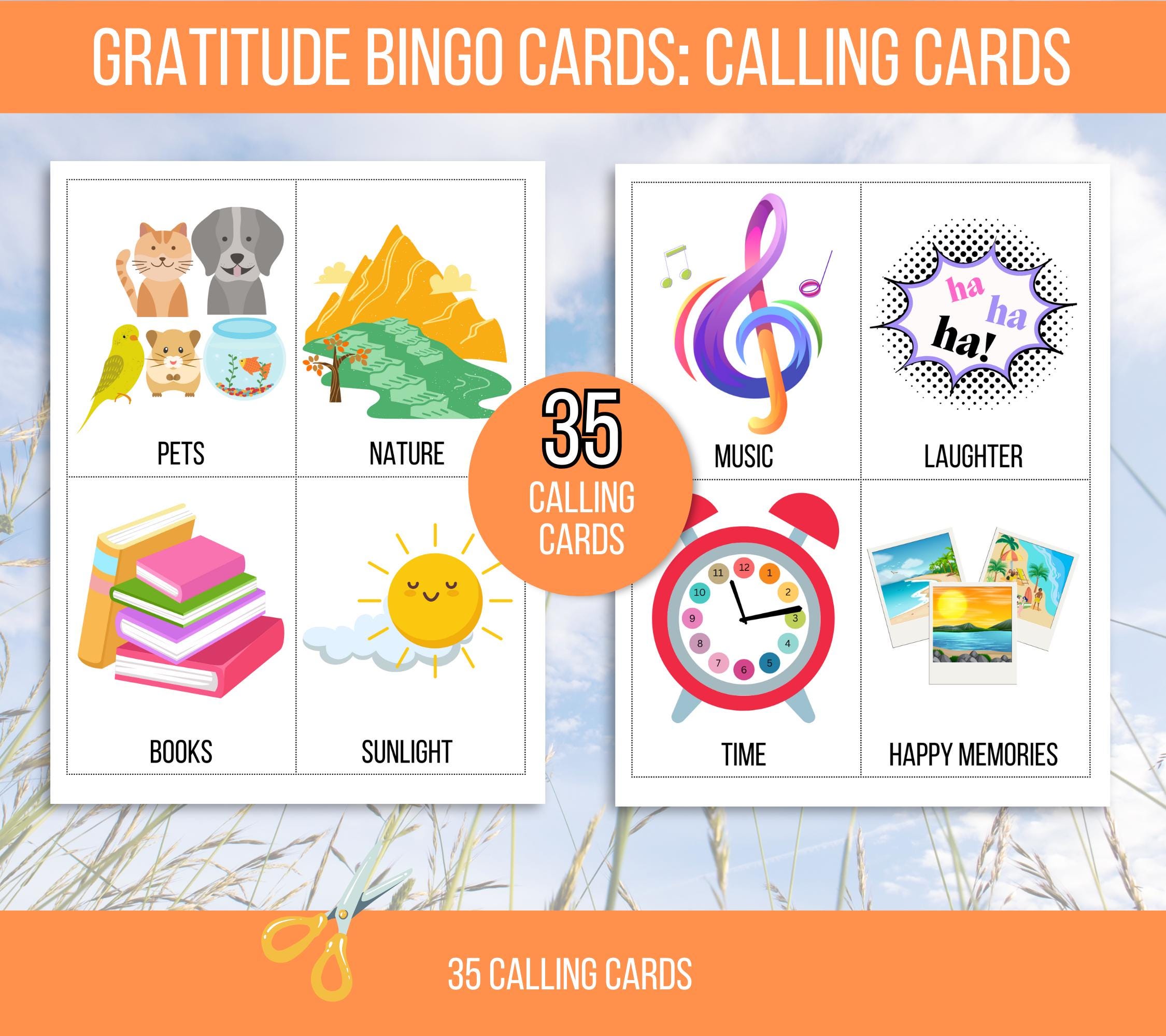 Gratitude Bingo, 30 Thanksgiving Bingo Cards, Thanksgiving Games ...