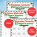 Christmas Acts of Kindness Calendar, Advent Calendar for Kid & Adult ...