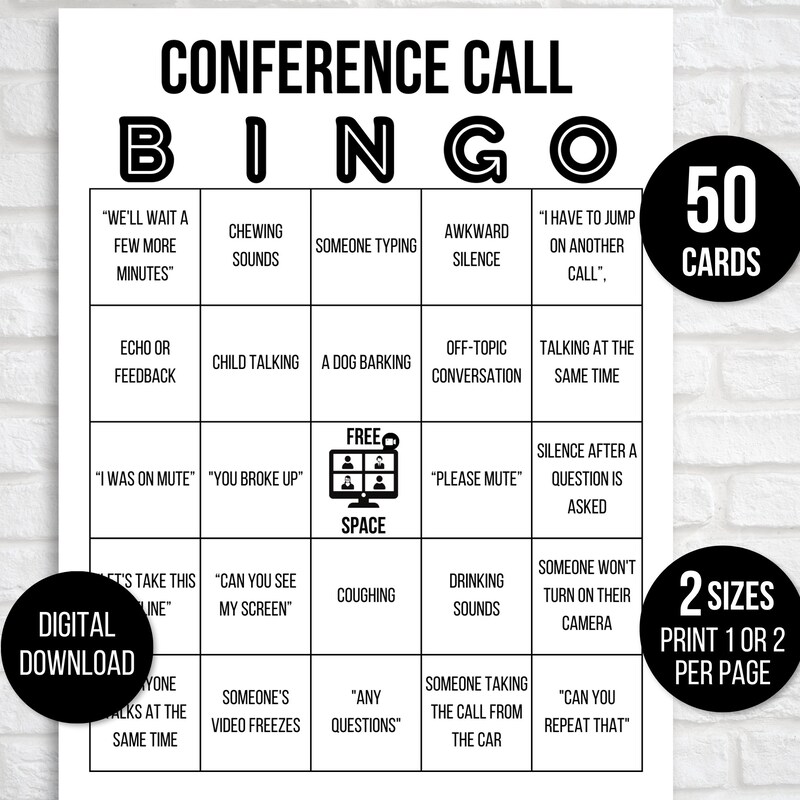 Conference Bingo - Etsy