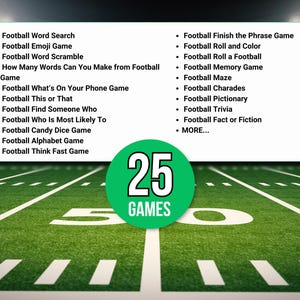 Football Games, Football Activities, Football Party Games, Football ...
